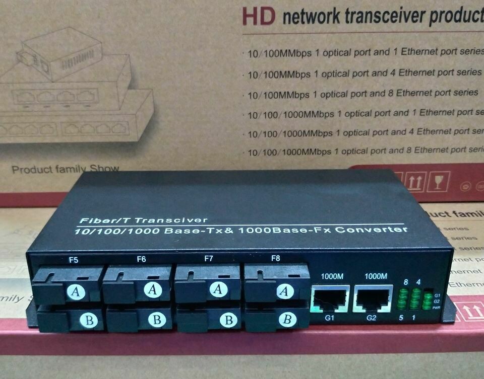 [FM32] Fiber SC Switch (4A4B+2GE) | KalMan PH